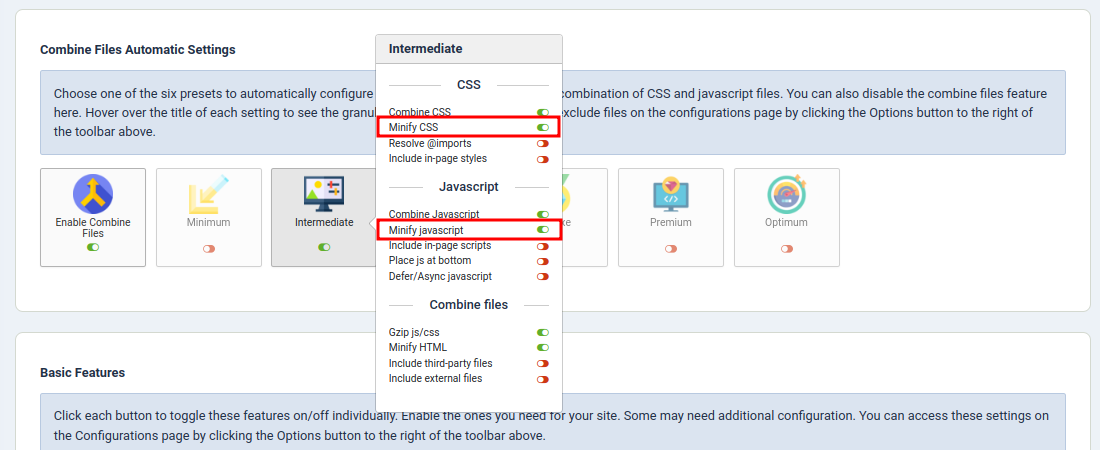 Documentation :: Minify CSS and JavaScript Documentation :: Minify CSS and JavaScript